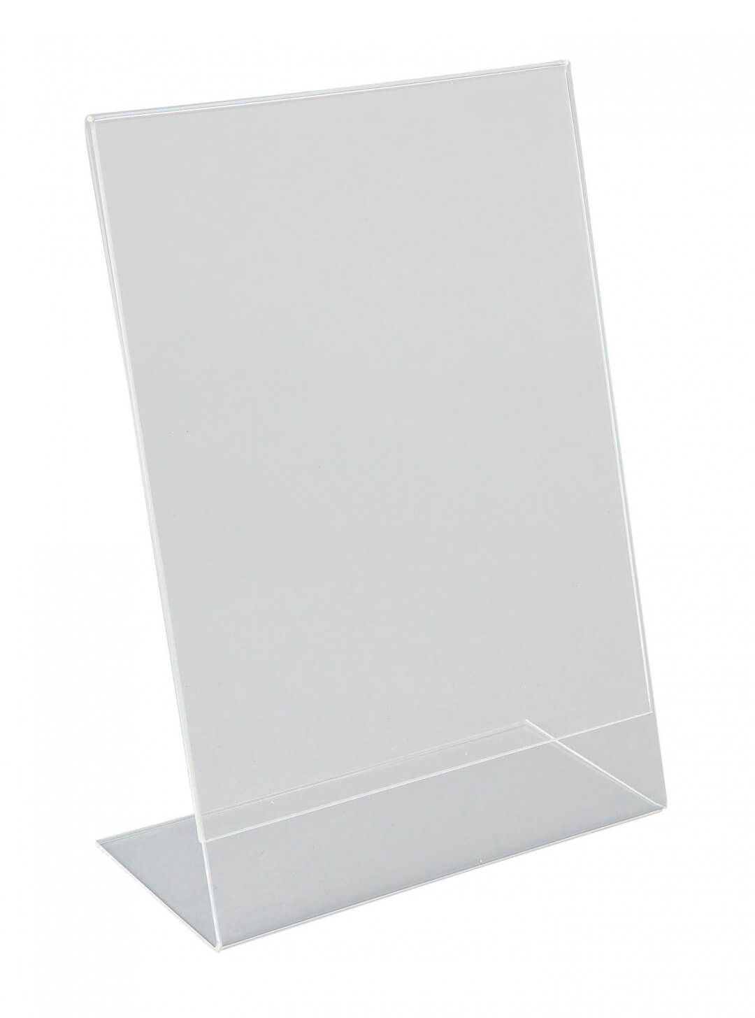 A5 Perspex Menu Holder Angled - Beaumont