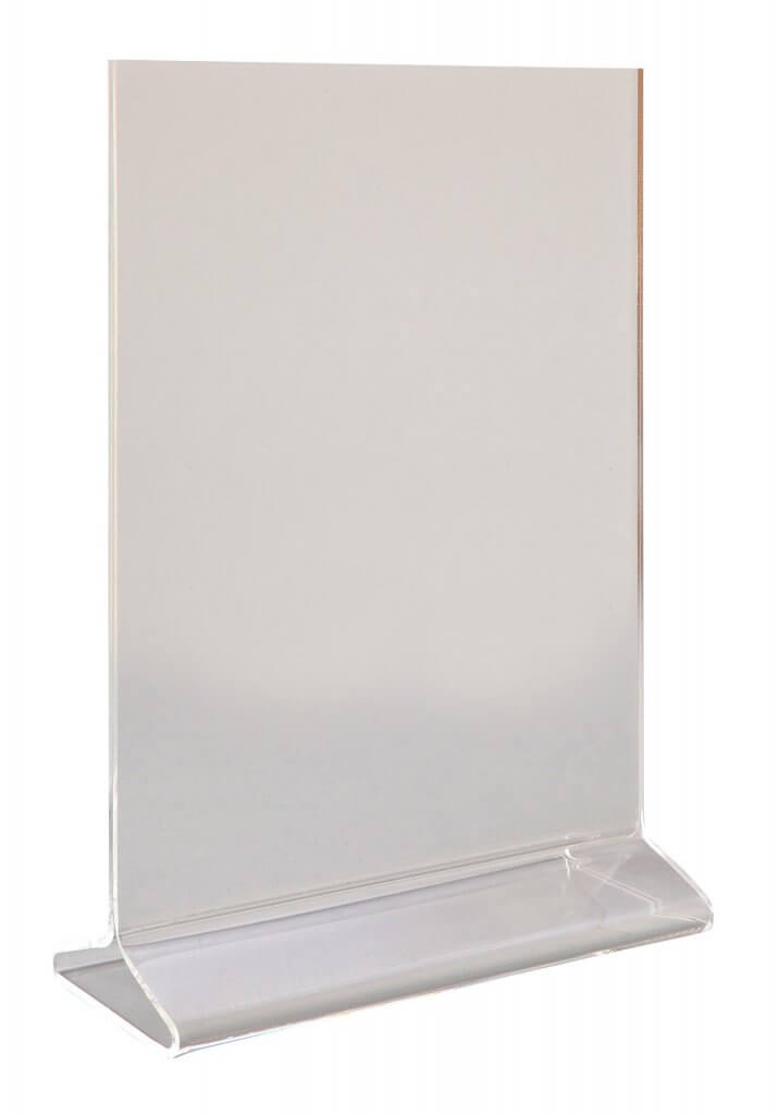 A5 Perspex Menu Holder Vertical - Beaumont