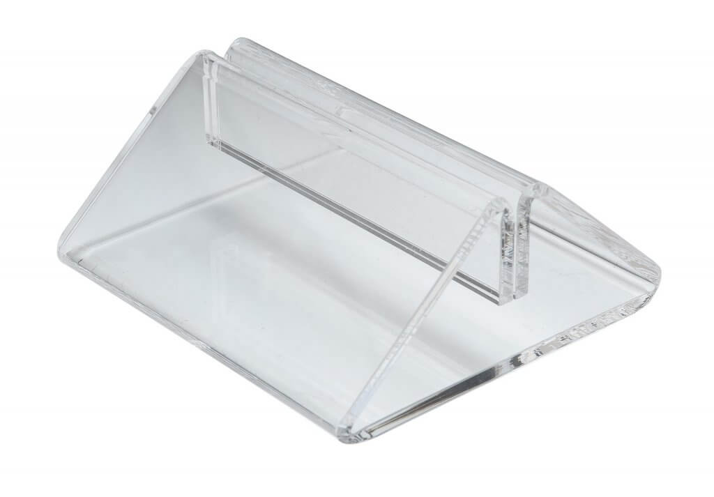 Tent Type Perspex Menu Holder - Beaumont
