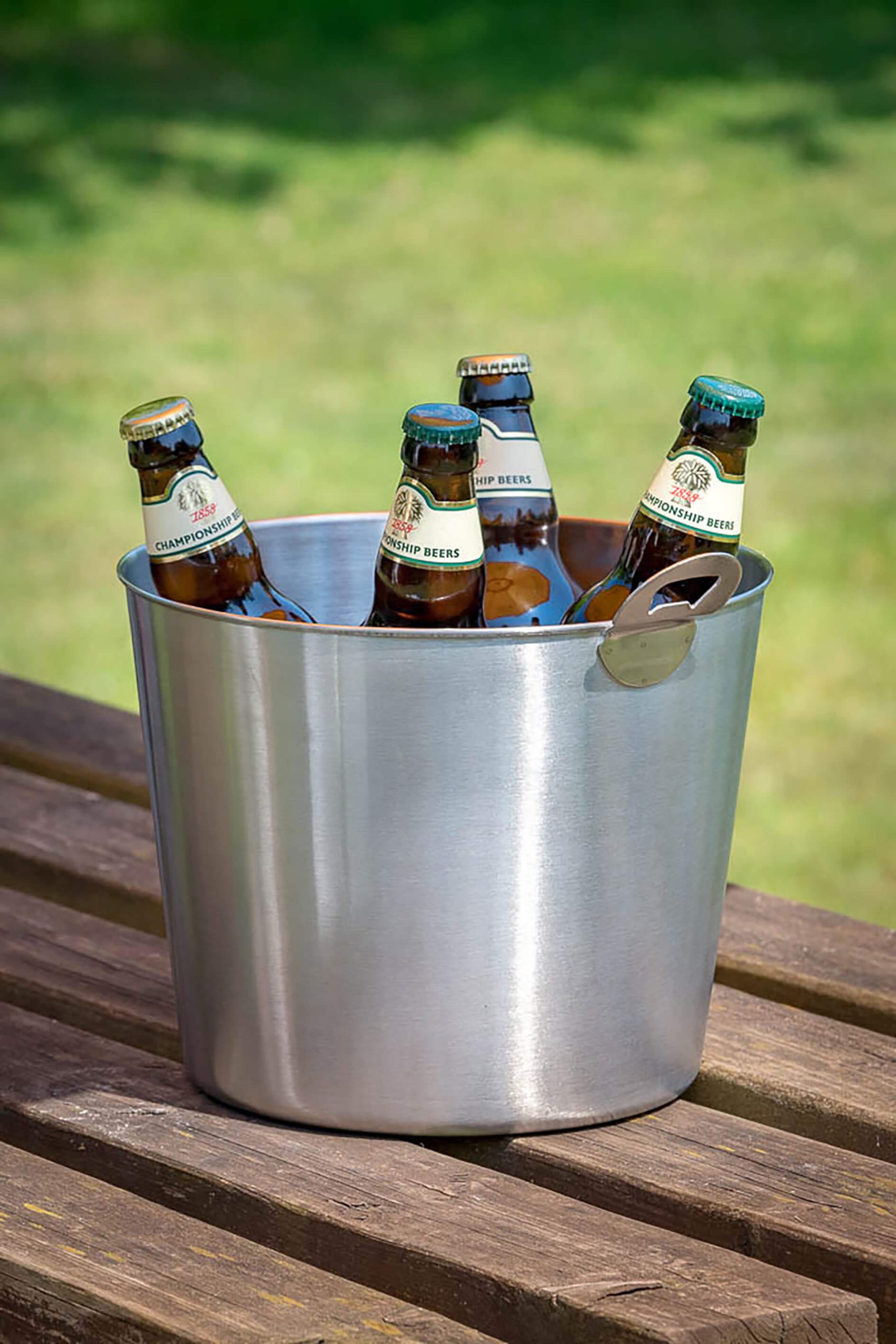 Beer Bottle Bucket with Opener - Beaumont